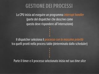 Gestione dei processi e Sicurezza | PPT
