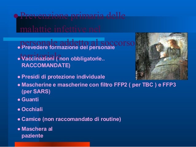Gestione Delle Malattie Infettive In Emergenza