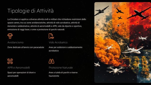 Gestione dello Spazio Aereo - Smart Drone Academy | PPT