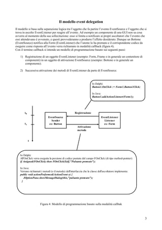 La gestione degli eventi e tecniche implementative | PDF | Programming ...
