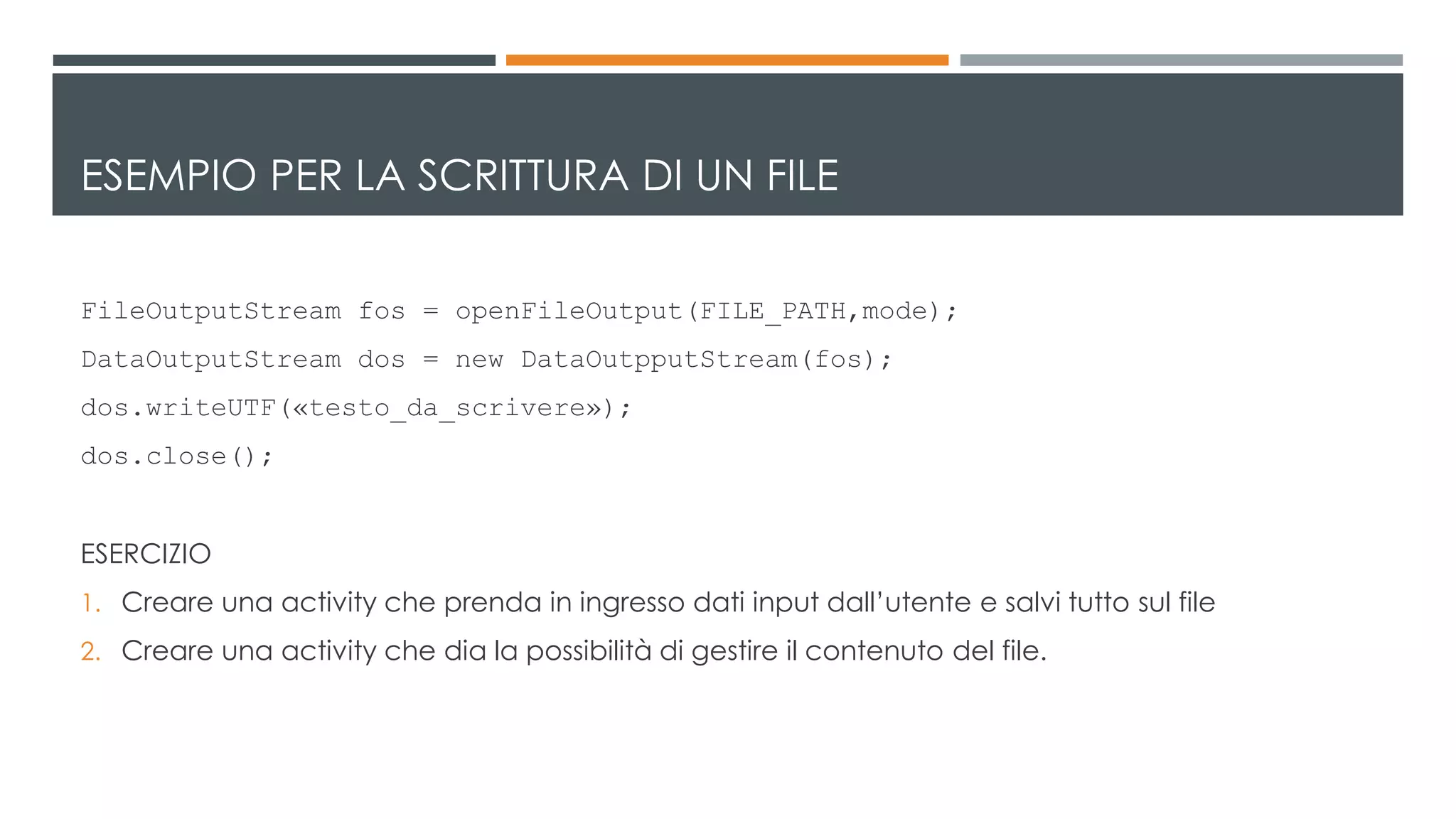 Gestione file su android | PPTX | Operating Systems | Computer Software ...