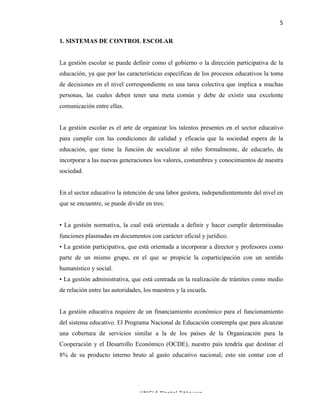 Sistema de control escolar | PDF