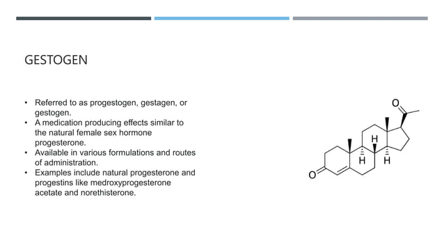 Therapeutic Applications of Progestogens: A Comprehensive Overview | PPTX