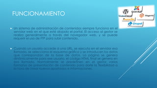 Gestores de contenido | PDF