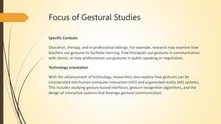 Functions of Gestural Semantics in Contemporary Communication | PPT