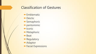 Functions of Gestural Semantics in Contemporary Communication | PPT