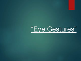 Gesture in Conversation! | PPT