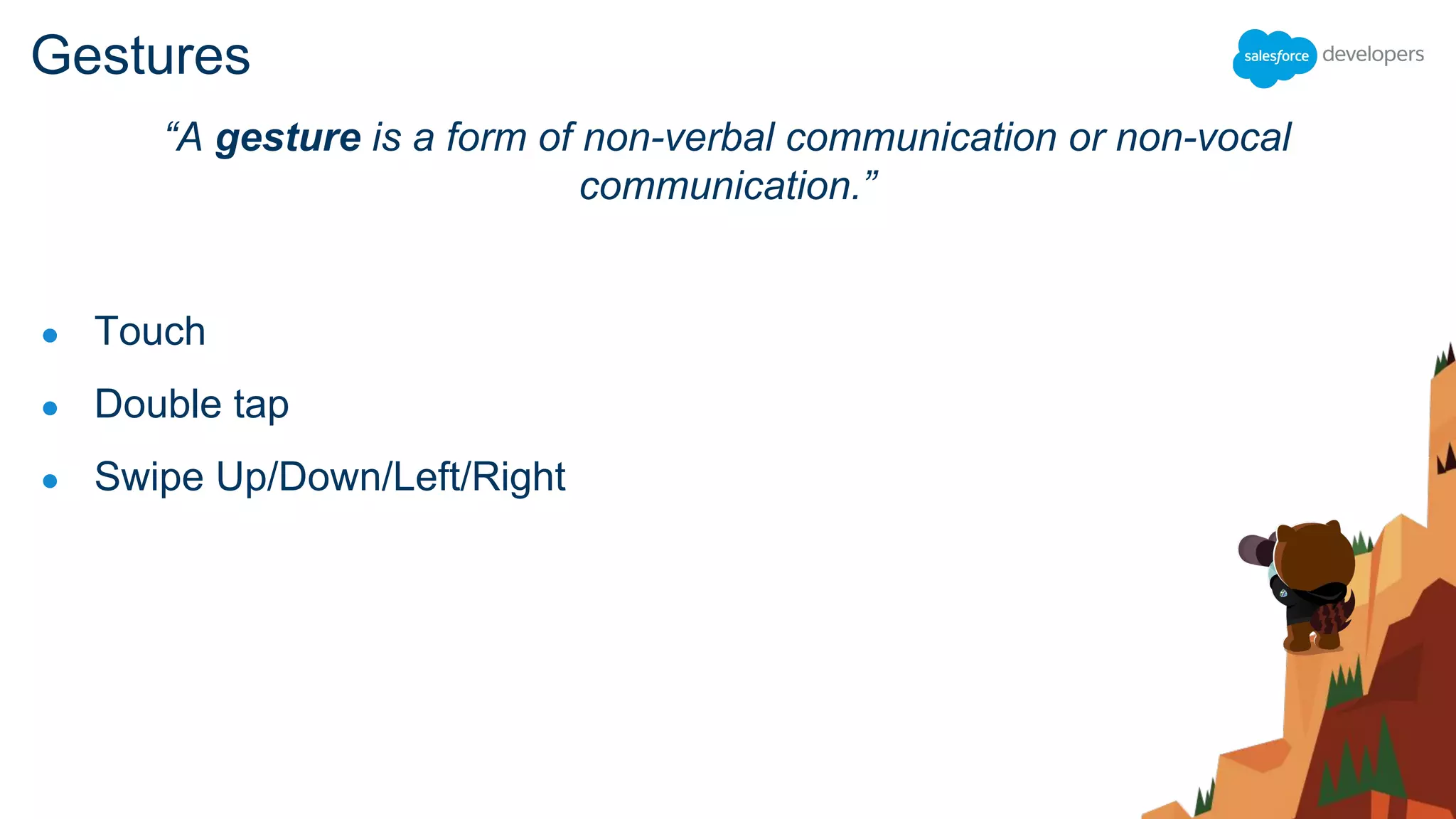 Gesture Controlled Interactions with Platform Events and IoT Explorer | PPT