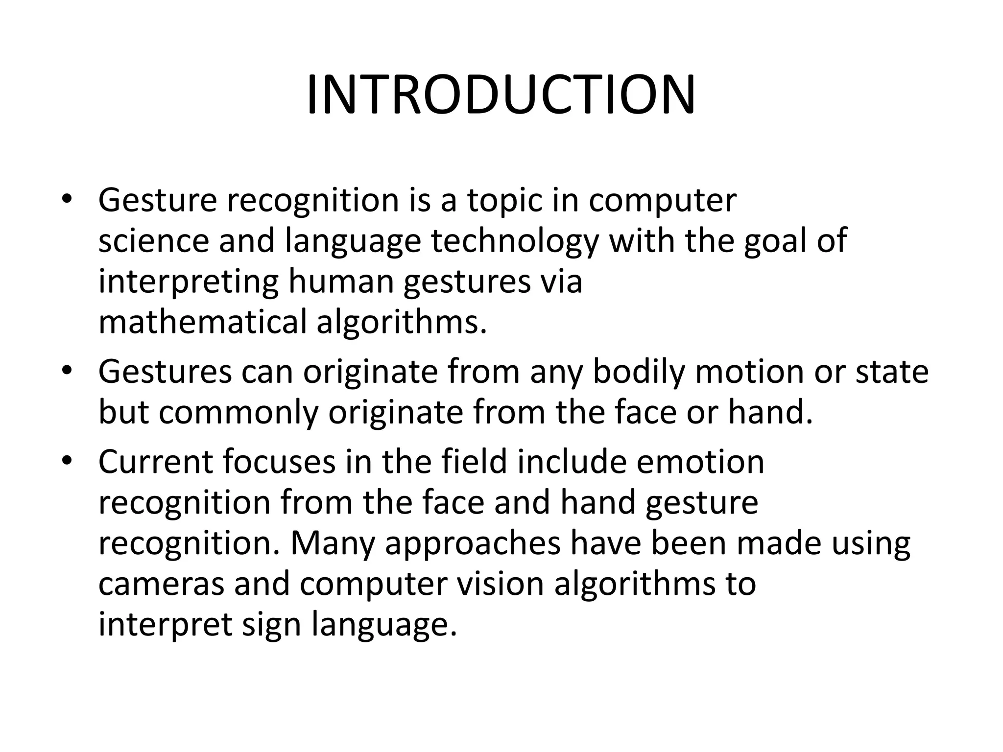 Gesture controlled device | PPTX