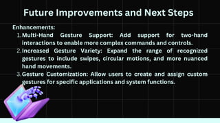 Hand Gesture Recognition System - Gesture AI+ | PDF