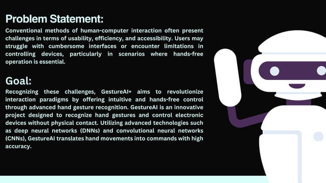 Hand Gesture Recognition System - Gesture AI+ | PDF