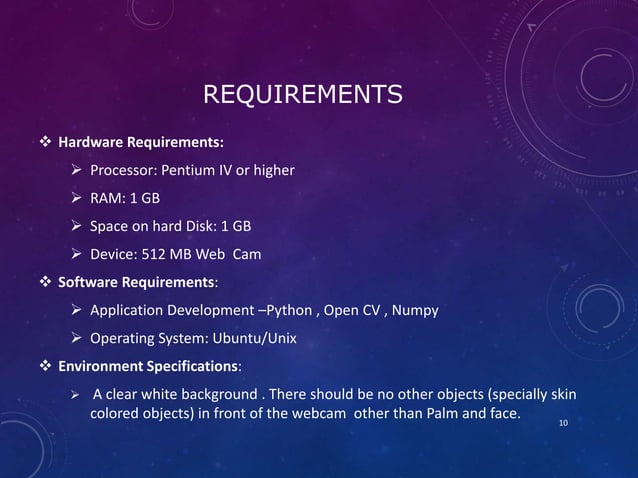 FACIAL AND HAND GESTURE BASED MEDIA PLAYER | PPTX | Computer ...