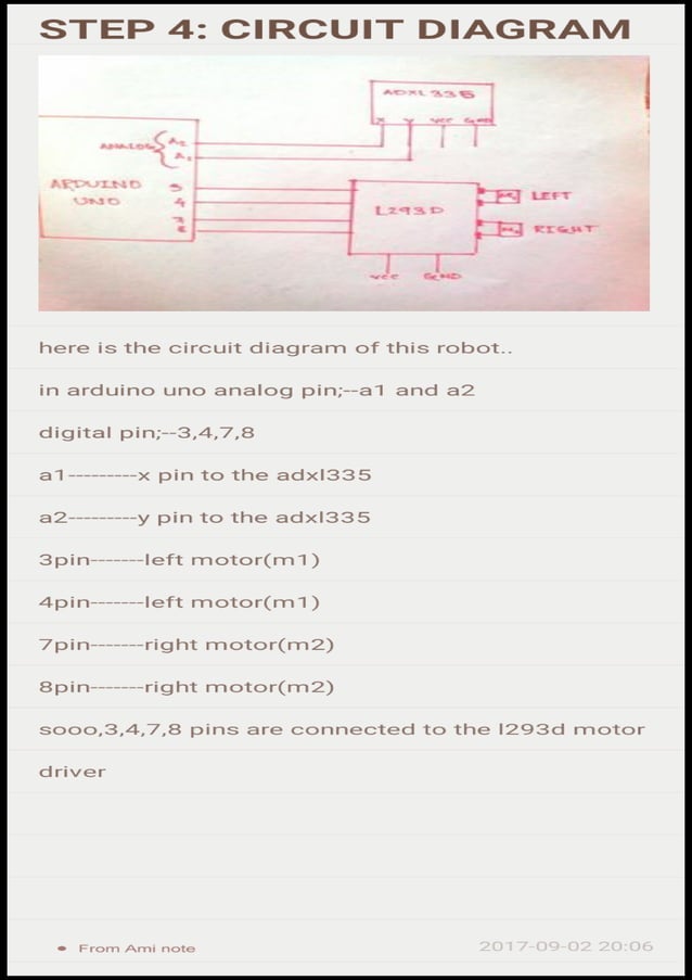 Gesture control arduino robot using adxl335 | PDF