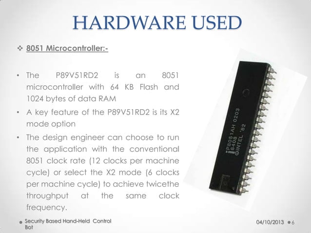 Gesture control bot | PPTX | Robotics | Technology & Computing