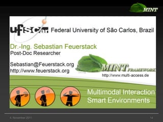Model-based Design and Generation of a Gesture-based User Interface Navigation Control | PPT