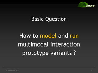 Model-based Design and Generation of a Gesture-based User Interface Navigation Control | PPT