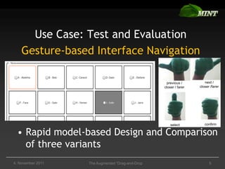 Model-based Design and Generation of a Gesture-based User Interface ...