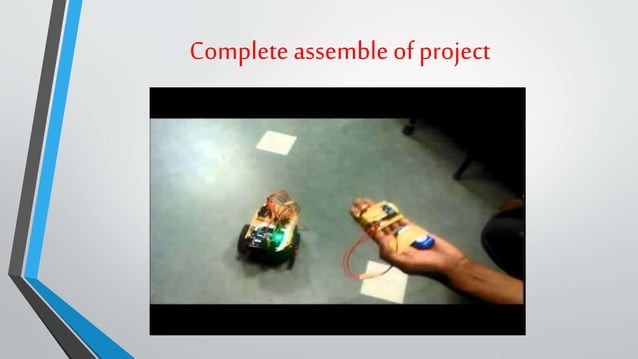 Gesture control robot using by Ardiuno | PPTX | Programming Languages | Computing