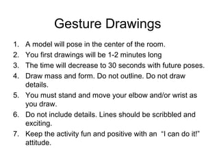 Gesture drawing | PPT