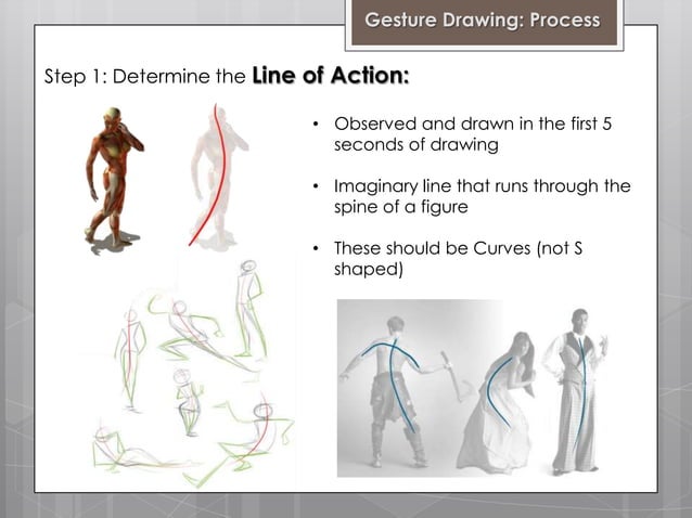 Gesture drawing | PPTX | Drawing and Sketching | Arts and Crafts