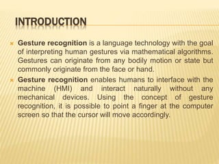 Gesture Technology | PPTX