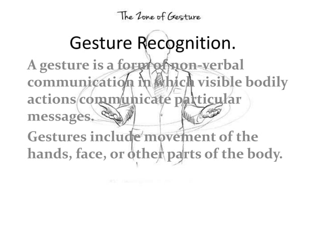 Hand Gesture recognition | PPTX