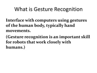 Hand Gesture recognition | PPT