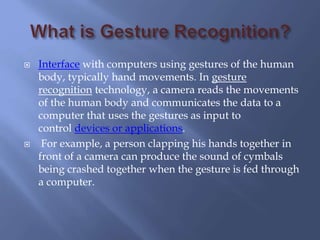 Gesture Recognition | PPT