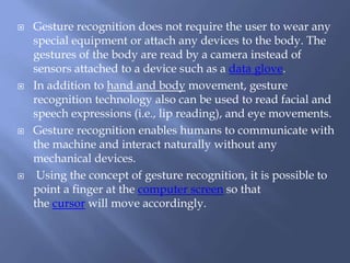Gesture Recognition | PPT