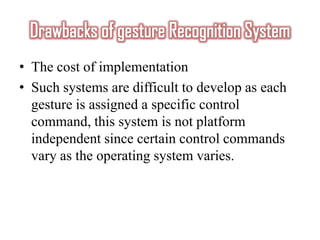 Gesture recognition1 | PPTX