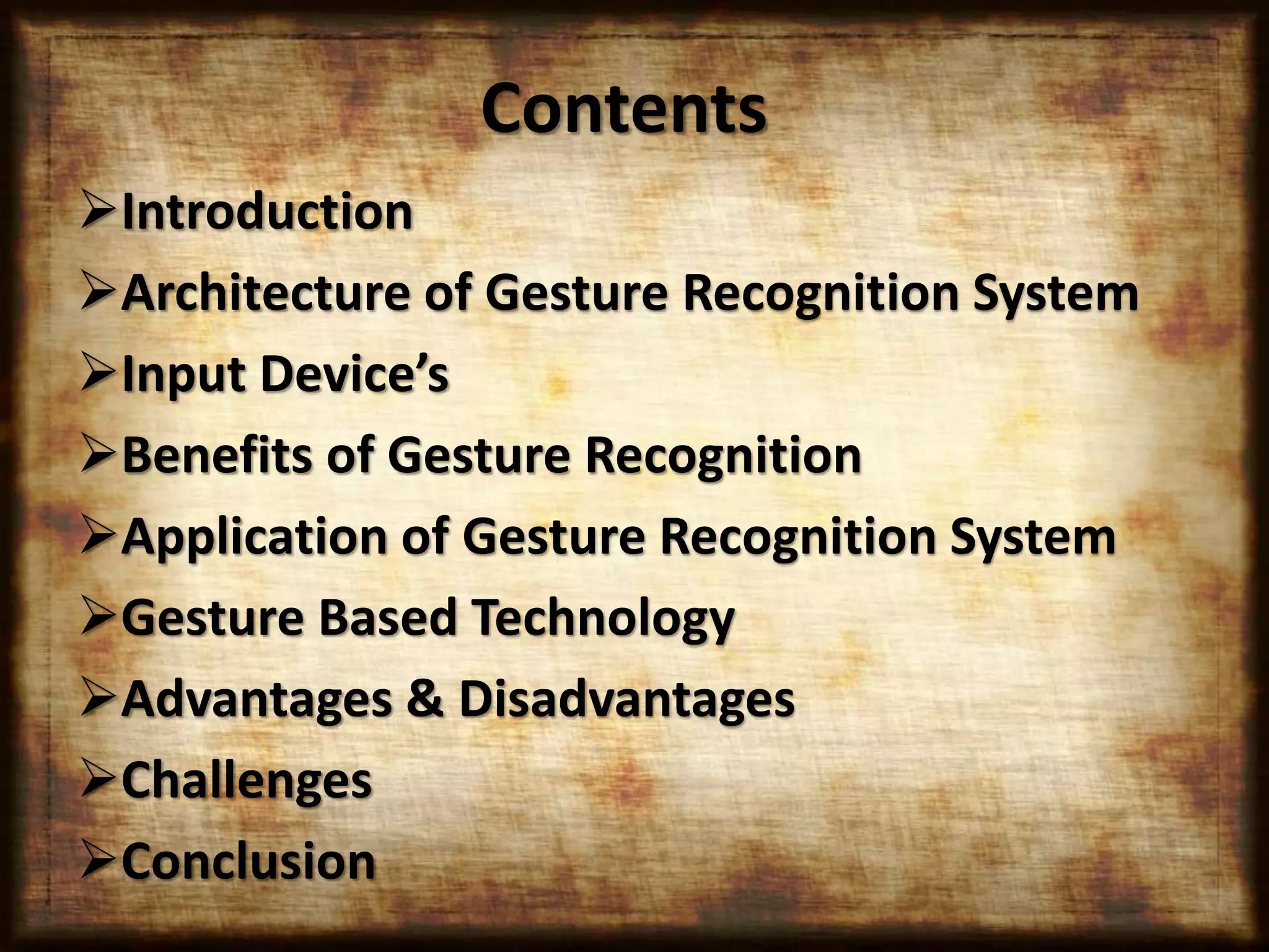 Gesture recognition adi | PPTX | Computer Peripherals | Computing