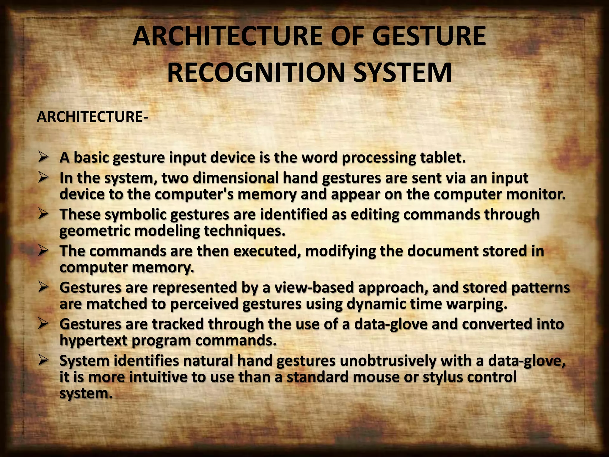 Gesture recognition adi | PPTX | Computer Peripherals | Computing