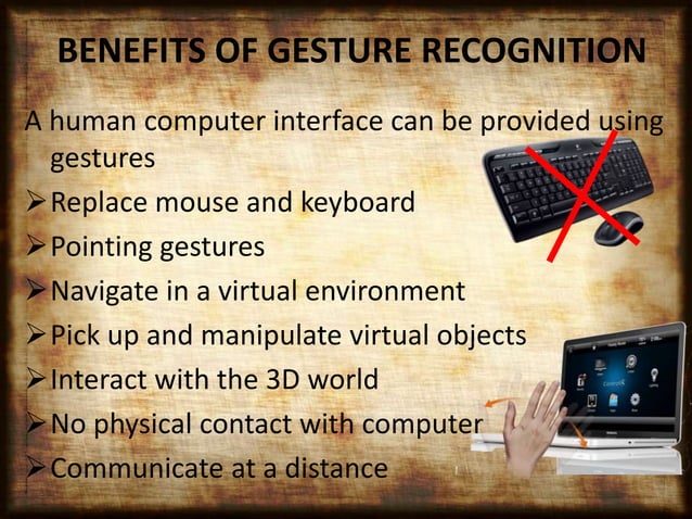 Gesture recognition adi | PPTX | Computer Peripherals | Computing