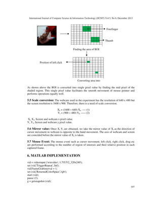 Gesture Recognition Based Mouse Events | PDF | Computer Peripherals | Computing