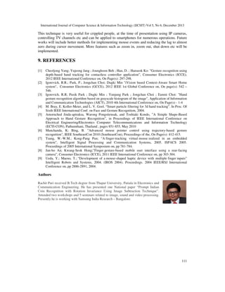 Gesture Recognition Based Mouse Events | PDF | Computer Peripherals | Computing