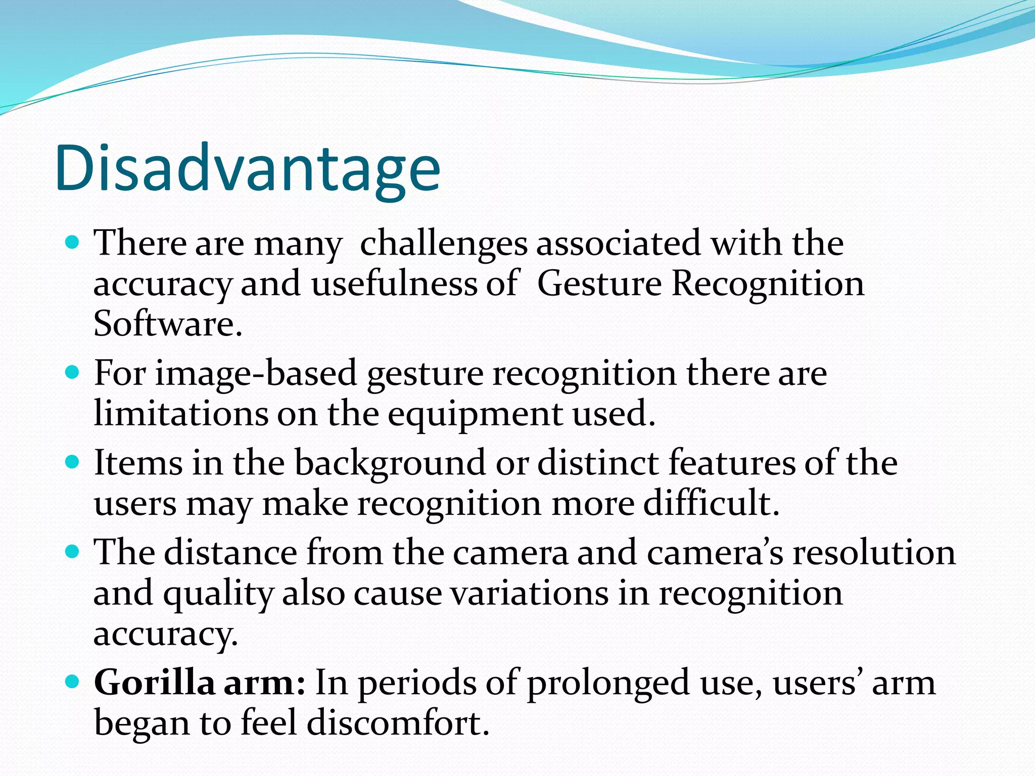 Gesture recognition technology | PPTX