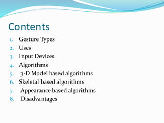 Gesture recognition technology | PPTX