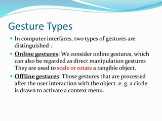Gesture recognition technology | PPTX | Computer Peripherals | Computing