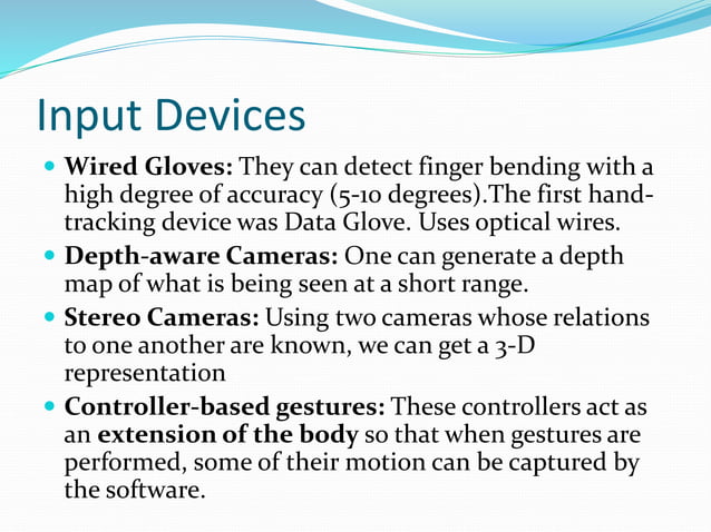 Gesture recognition technology | PPTX | Computer Peripherals | Computing