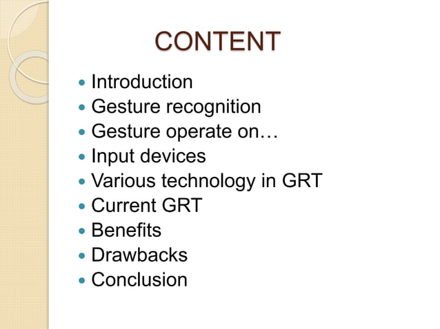 Gesture recognition technology | PPT
