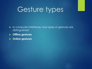Gesture recognition technology | PPTX