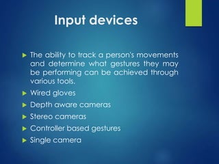 Gesture recognition technology | PPTX