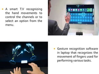 Gesture recognition technology ppt | PPTX
