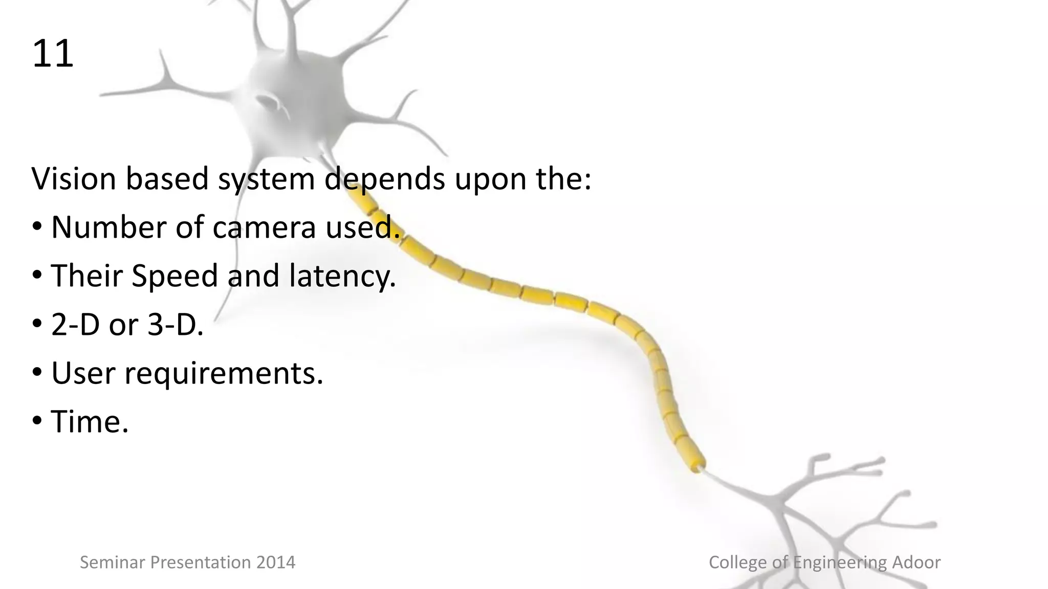 Gesture Recognition Using Artificial Neural Networka Technology For Identifying Gestures
