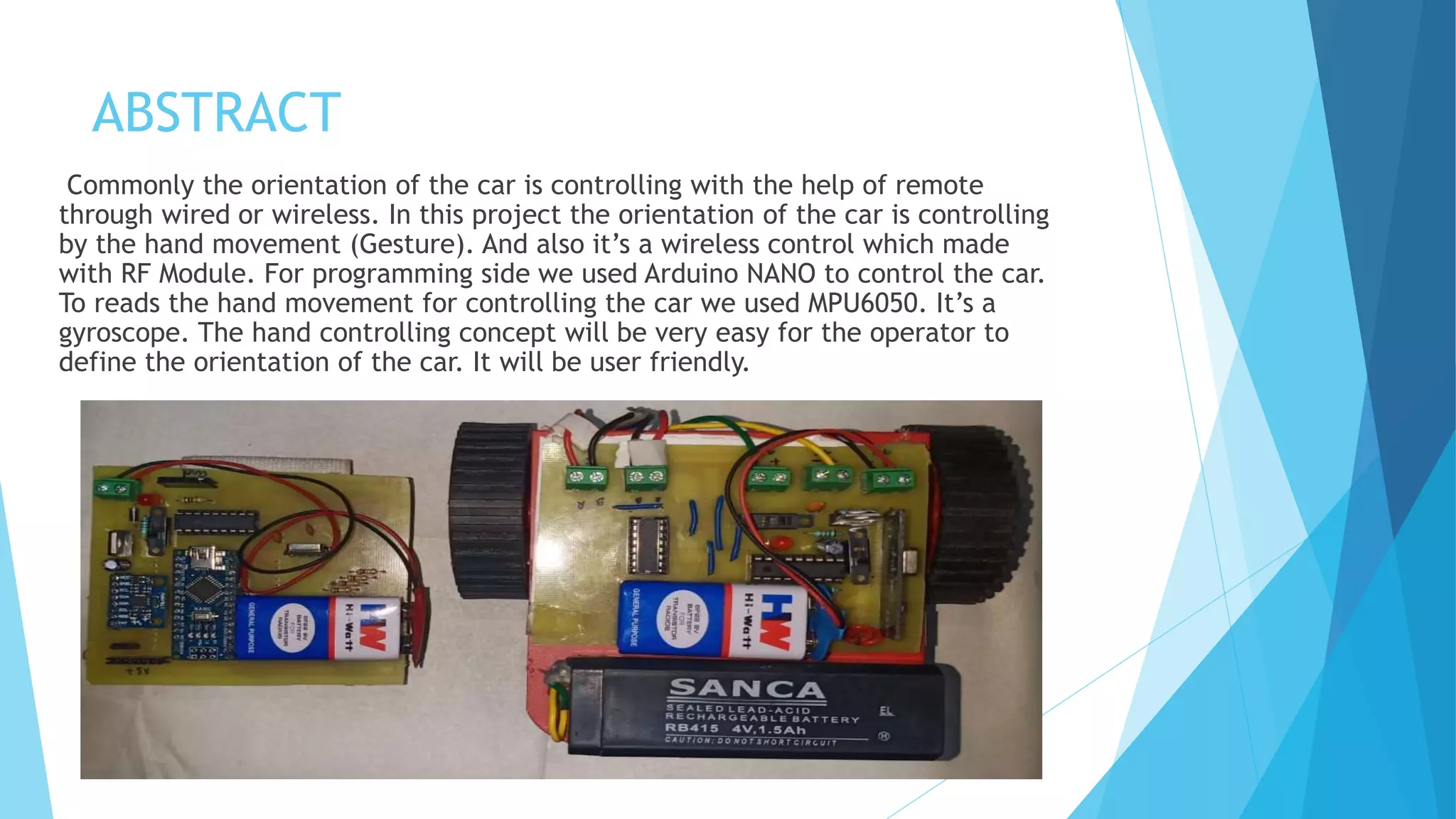 Gesture Robot car.pptx