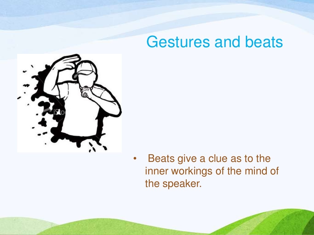 Gestures and Vocal Expression