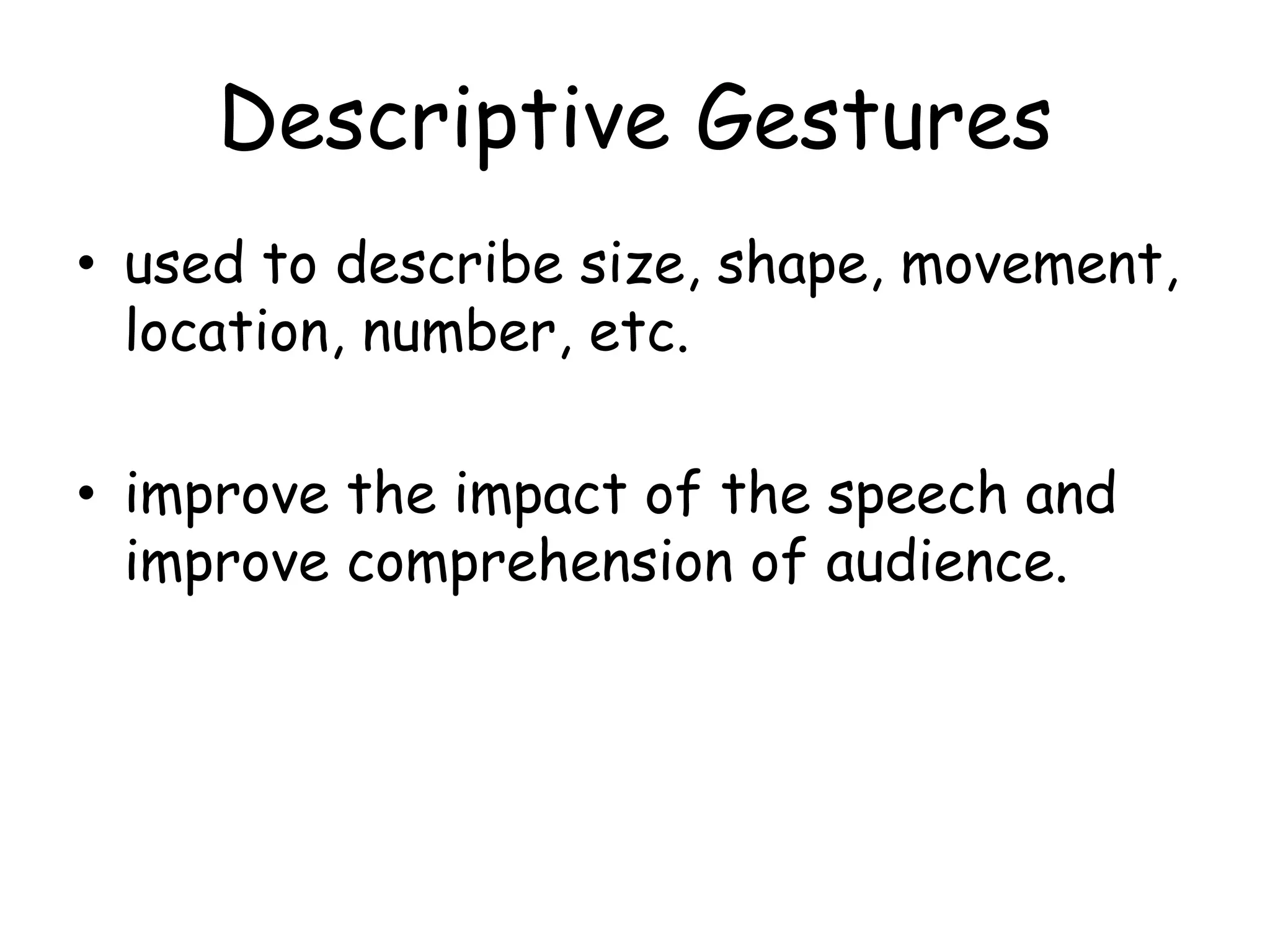 Gestures | PPTX