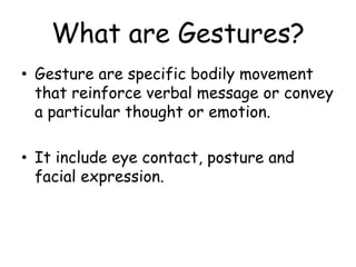 Gestures | PPTX