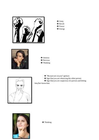 A comprehensive guide to common hand gestures | DOCX