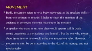 Gestures and body language | PPTX